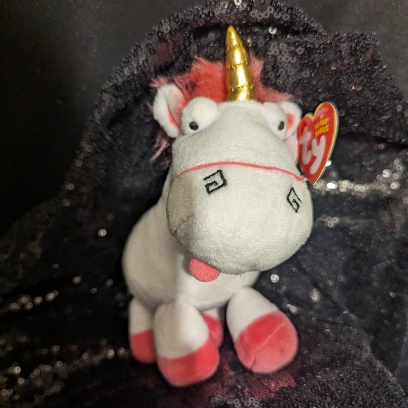 Ty | Toys | Beanie Baby Despicable Me Fluffy Unicorn Plush | Poshmark